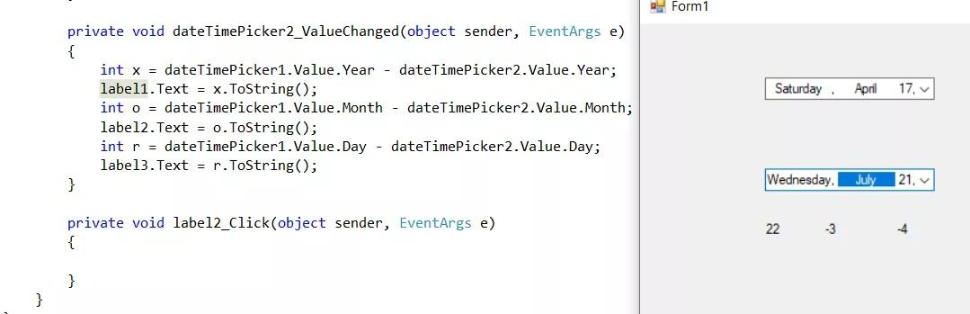 Solved c# This is a program to calculate age in year, month | Chegg.com
