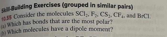 Solved skill-Building Exercises (grouped in similar pairs) | Chegg.com