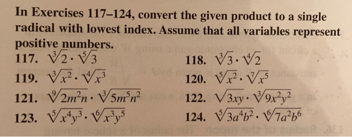 Solved In Exercises 117-124, convert the given product to a | Chegg.com