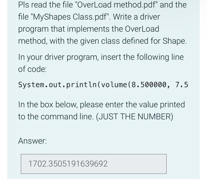Solved Attach a running and valid java program for this.The | Chegg.com