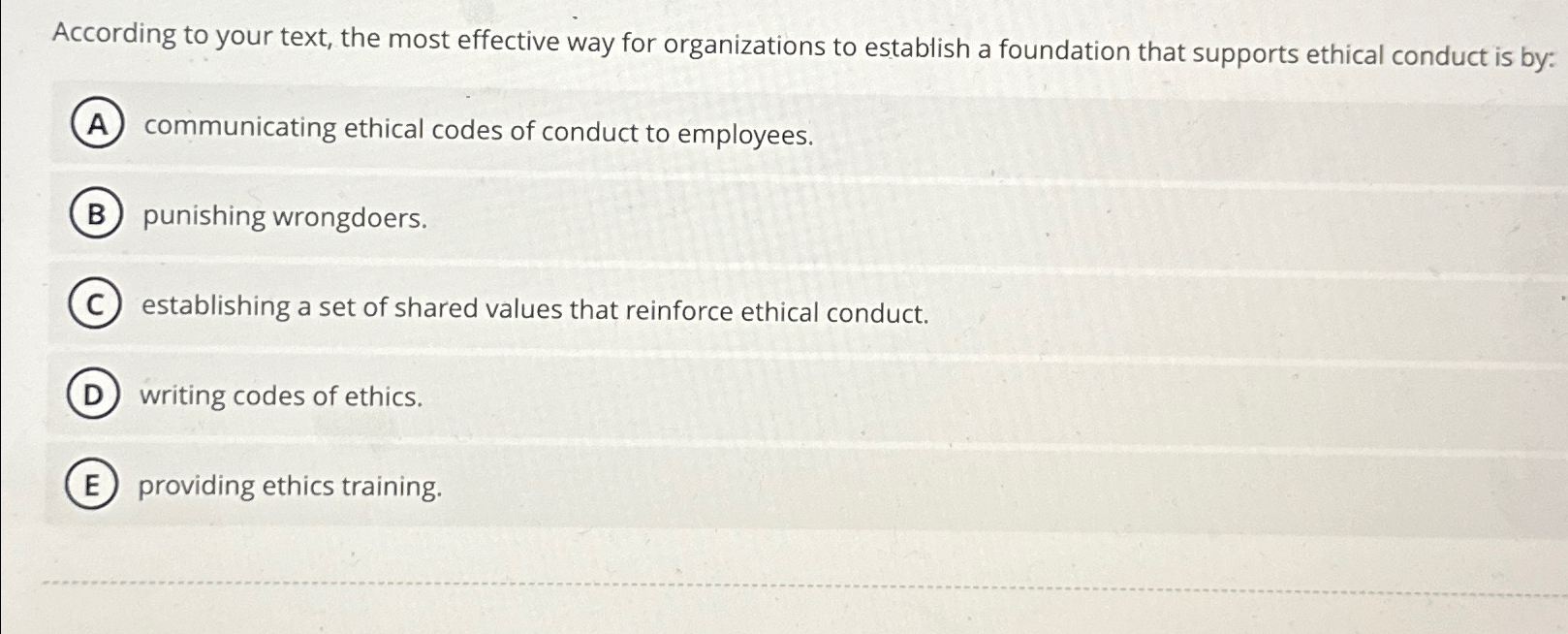 Solved According to your text, the most effective way for | Chegg.com