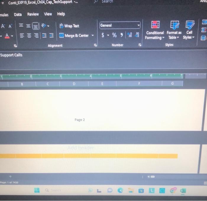 Solved how do i add a footer to my excel spreadsheet i can | Chegg.com