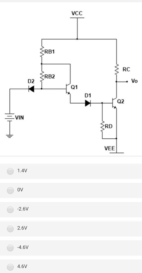Solved For the DTL inverter of the shown Figure. Considering | Chegg.com