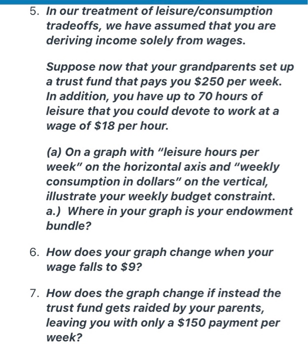 Solved Direction : Draw the budget constraint and answer the | Chegg.com