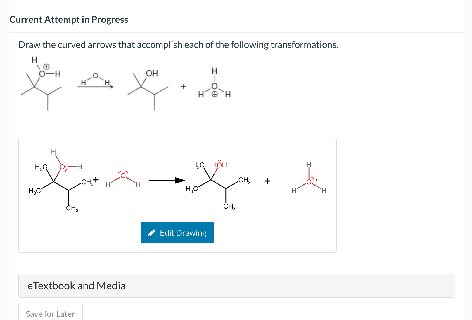 Solved Current Attempt in ProgressDraw the curved arrows | Chegg.com