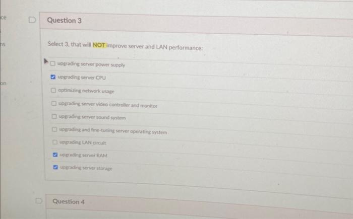 Solved Select two advantages of wired LAN over Wireless LAN: | Chegg.com