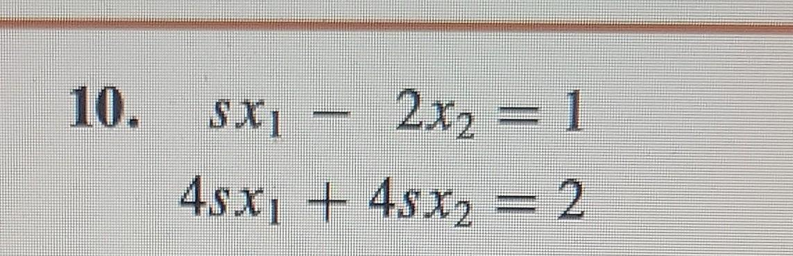 Solved In Exercises 7 10 Determine The Values Of The