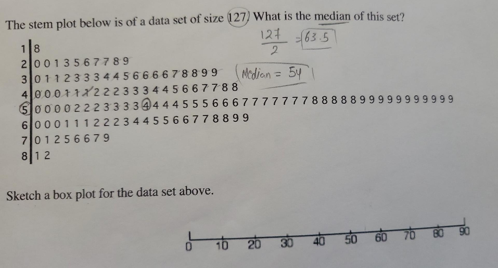 14. In a group of 10 scores, the largest score is | Chegg.com