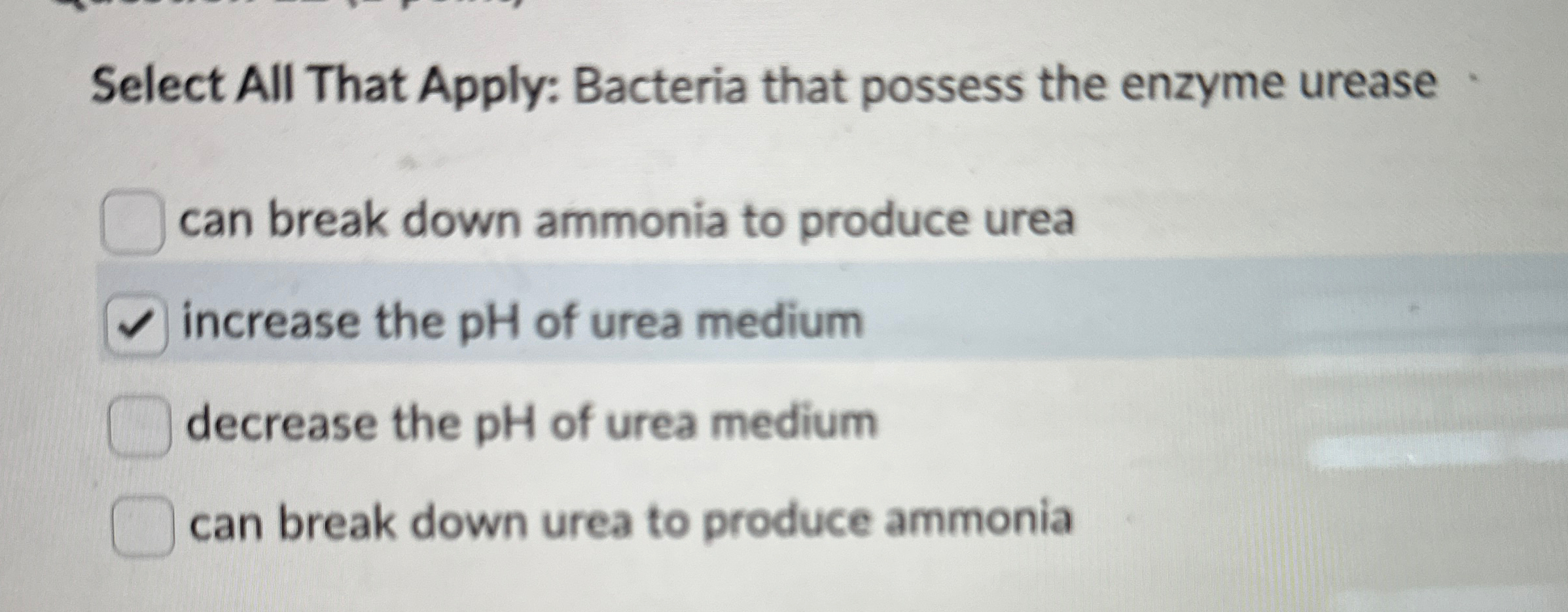 Solved Select All That Apply: Bacteria that possess the | Chegg.com