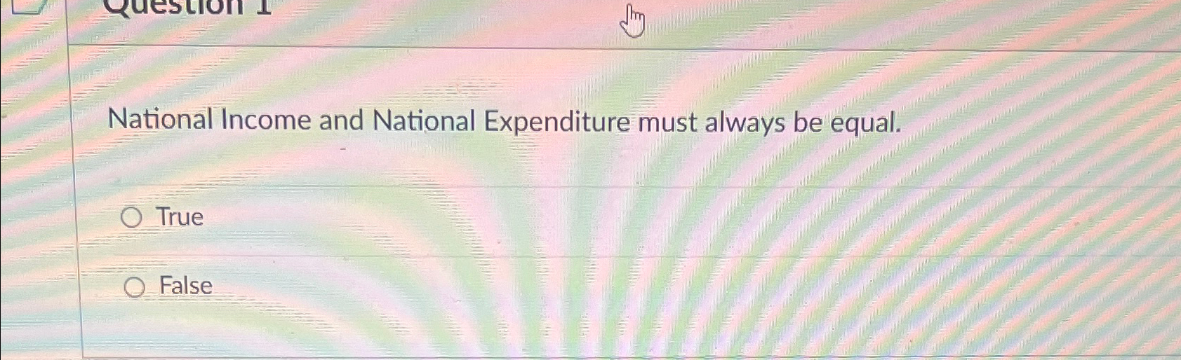 Solved National Income and National Expenditure must always | Chegg.com