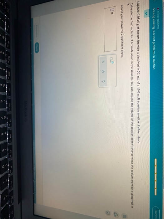 Solved O STOICHIOMETRY Solving limiting reactant problems in | Chegg.com