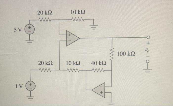 Solved rssolve this circuit with op amps | Chegg.com