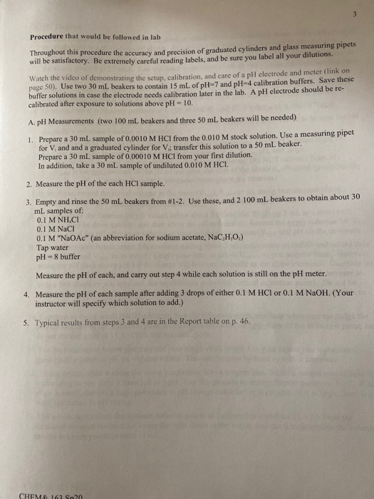 Solved Name Prelaboratory Assignment: pH Titrations and | Chegg.com