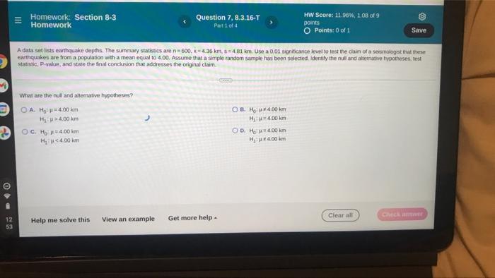 Solved Iii Homework Section 8 3 Homework Question 8