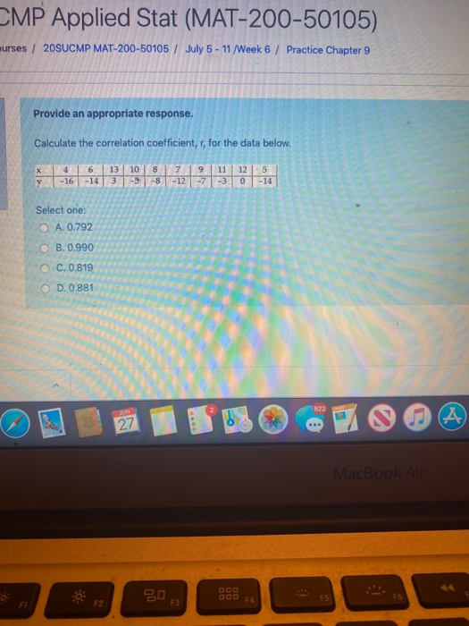 Solved CMP Applied Stat (MAT-200-50105) wurses / 20SUCMP | Chegg.com