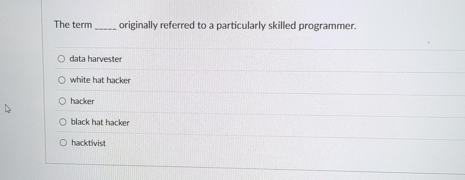 Solved The term q, ﻿originally referred to a particularly | Chegg.com