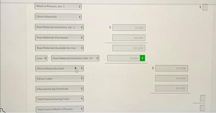 Solved show the presentation of the ending inventories on | Chegg.com
