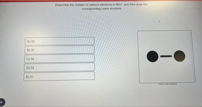 Solved Determine the number of valence electrons in NO. A | Chegg.com