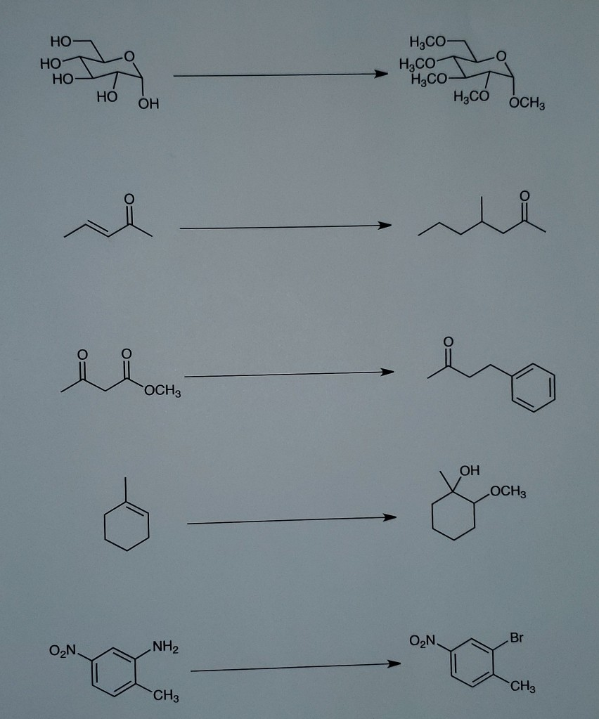 Solved НО НО- НО- H3CO- НАСО НАСО- Насо НО ОН ОСН3 OCH3 ОН | Chegg.com