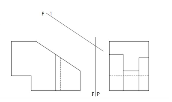 Solved Draw a true size partial auxiliary view of the | Chegg.com