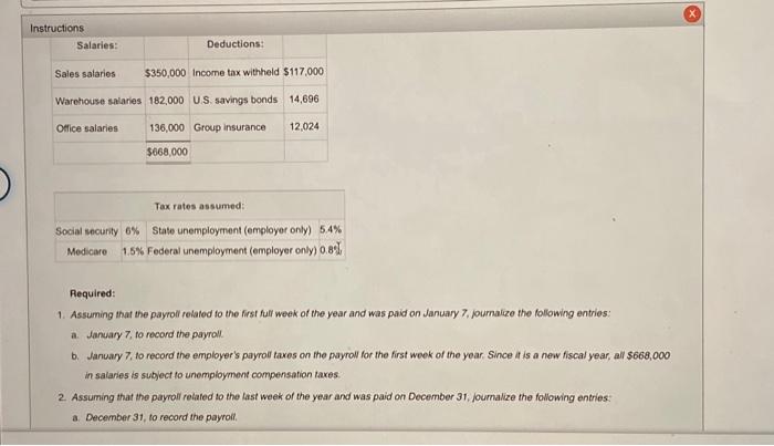 Solved Required: 1. Assuming that the payroll related to the | Chegg.com