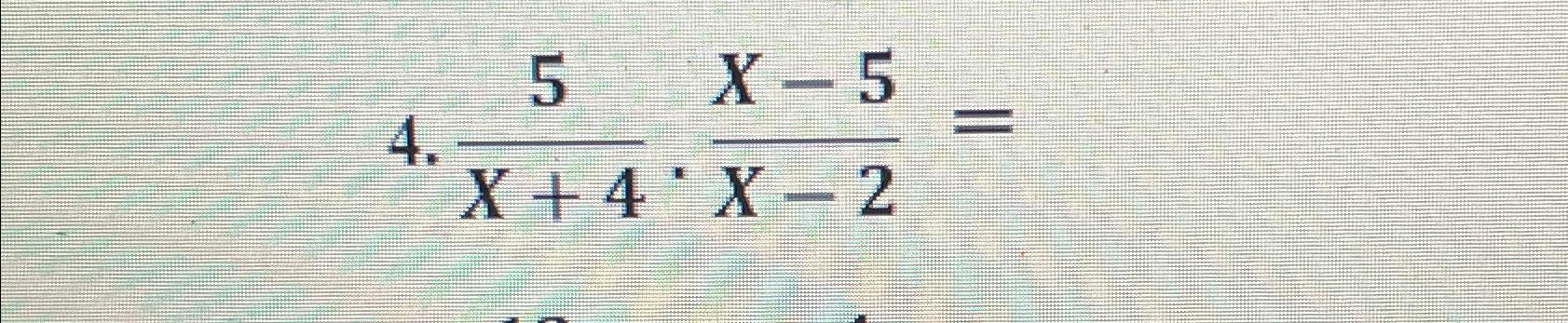 Solved 5x+4*x-5x-2= | Chegg.com