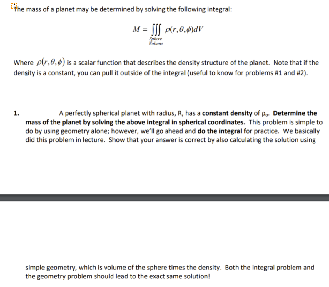 Solved The mass of a planet may be determined by solving the | Chegg.com
