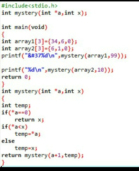 Solved Trace the following code without running it on | Chegg.com