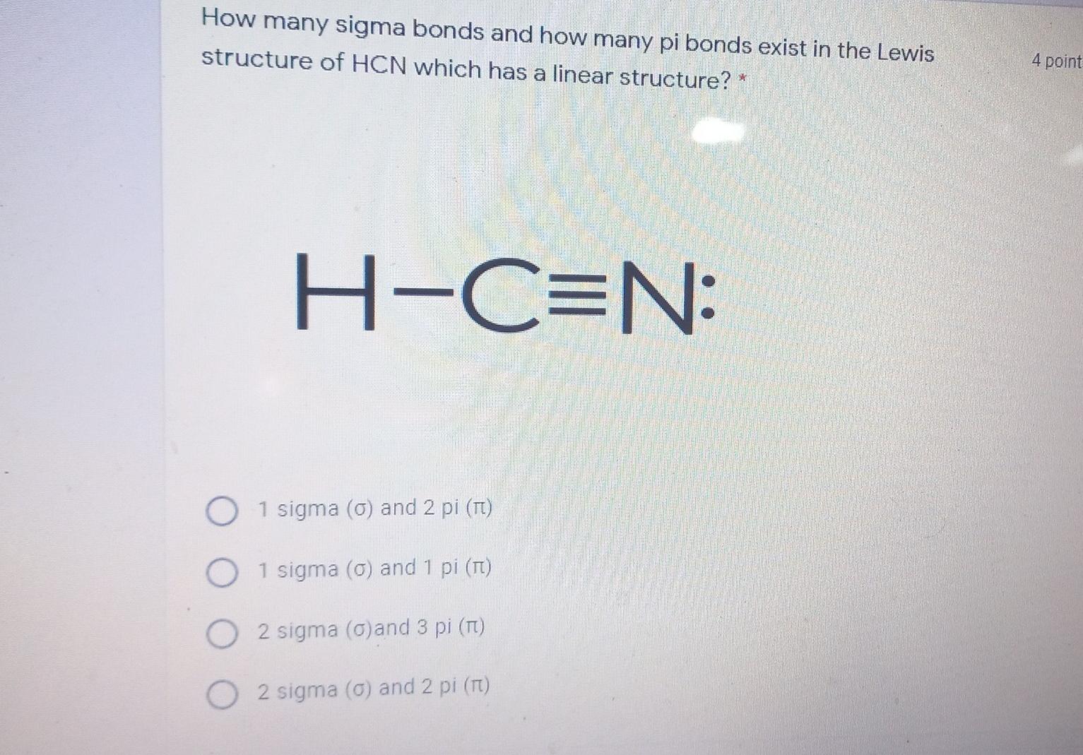 Solved How many sigma bonds and how many pi bonds exist in | Chegg.com