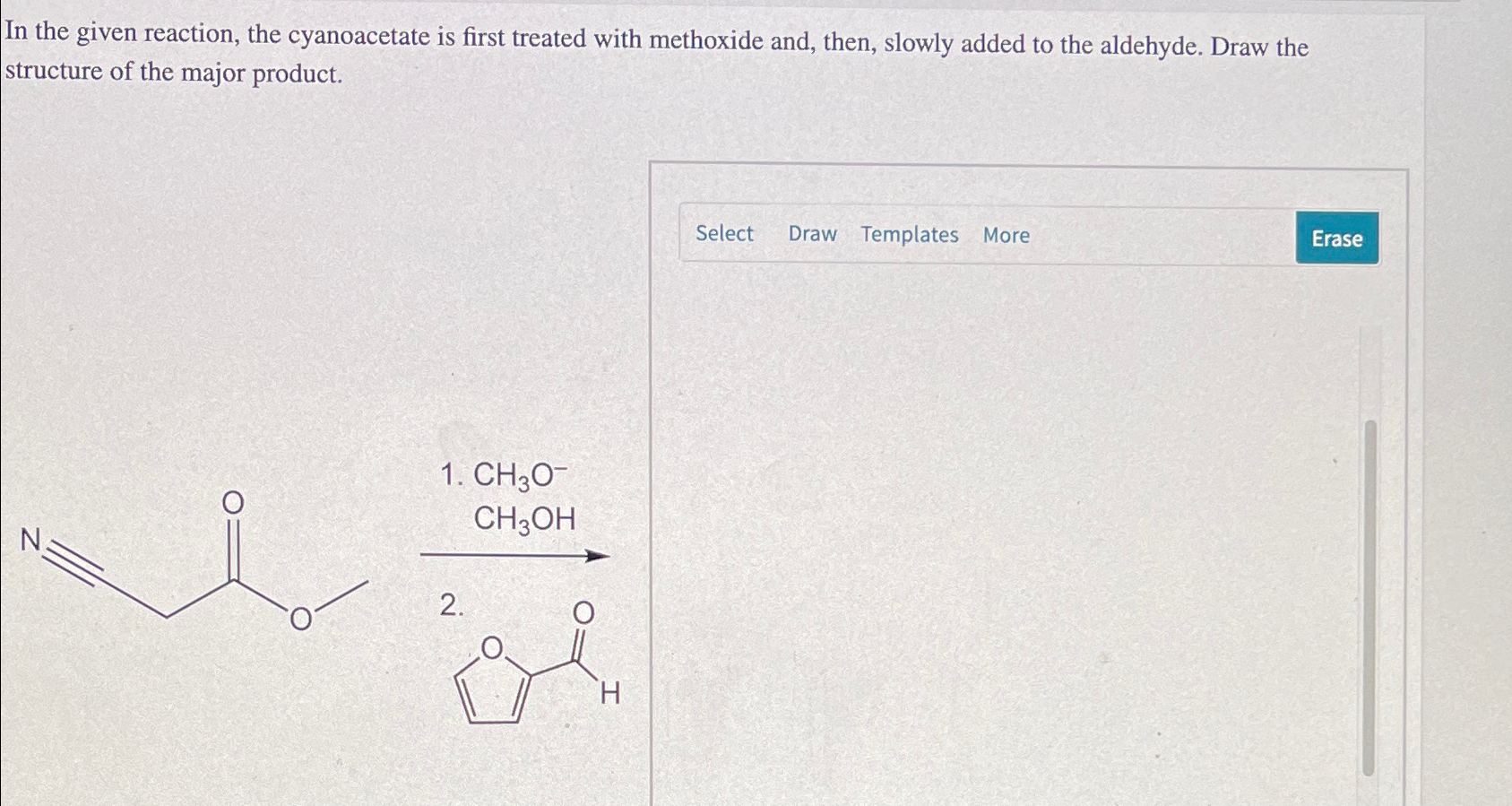 Solved In the given reaction, the cyanoacetate is first | Chegg.com