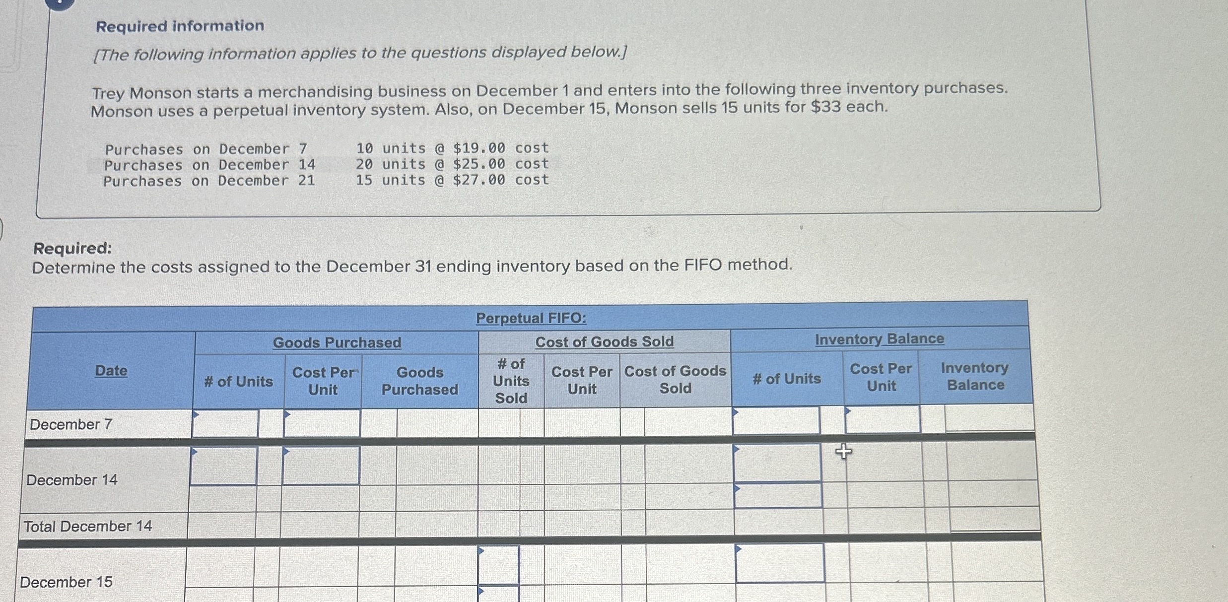 Solved Trey Monson starts a merchandising business on | Chegg.com