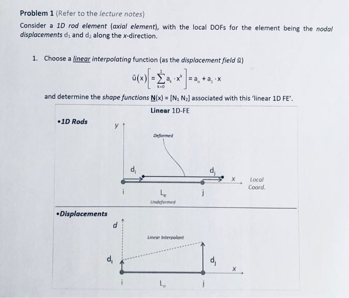 Solved Problem 2 (Matrix Approach) An N order interpolating | Chegg.com