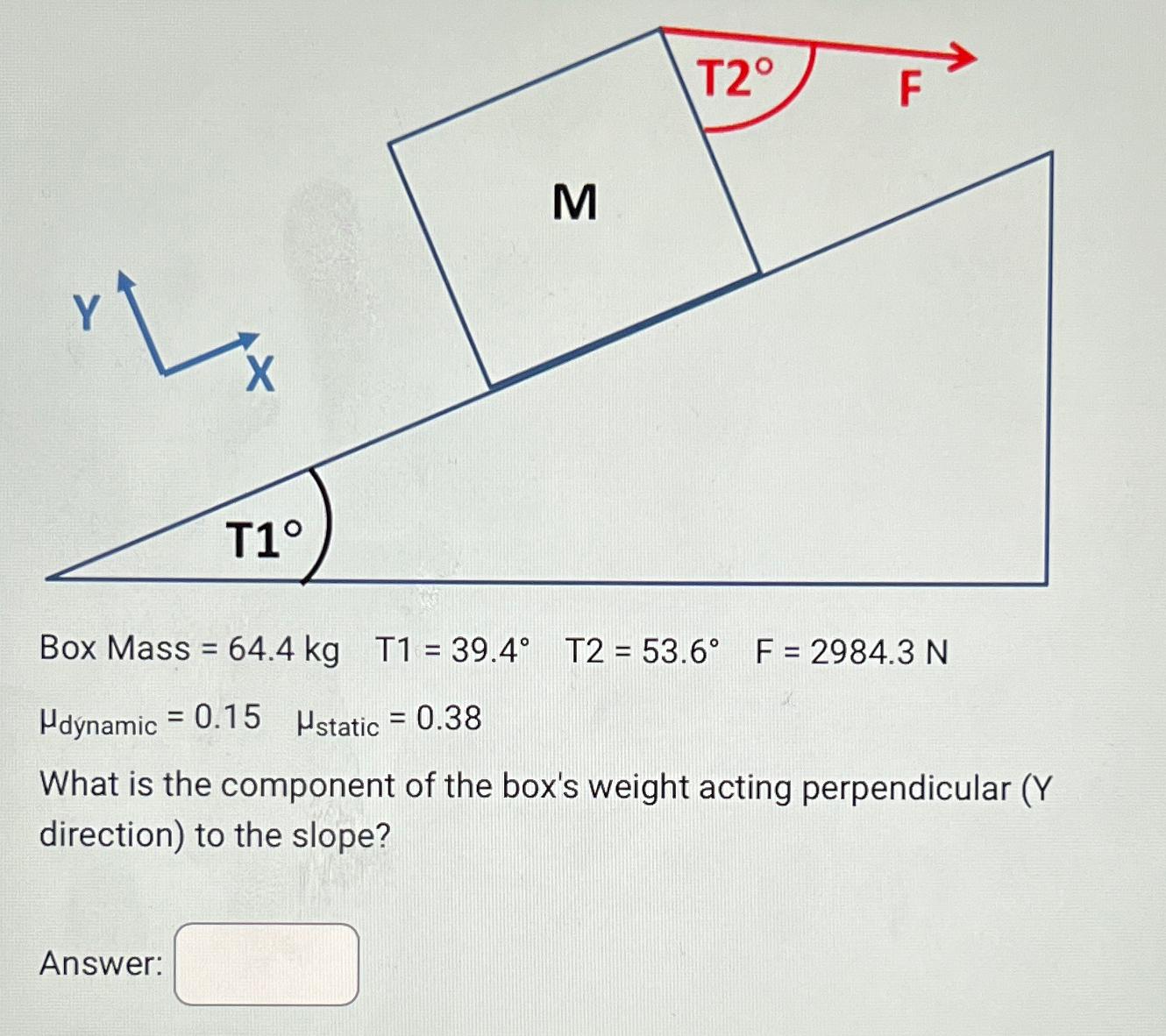 Solved Box Mass | Chegg.com