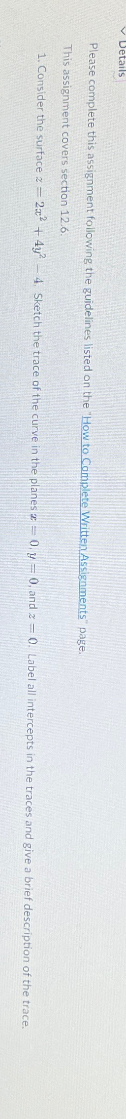 Please complete this assignment following the | Chegg.com