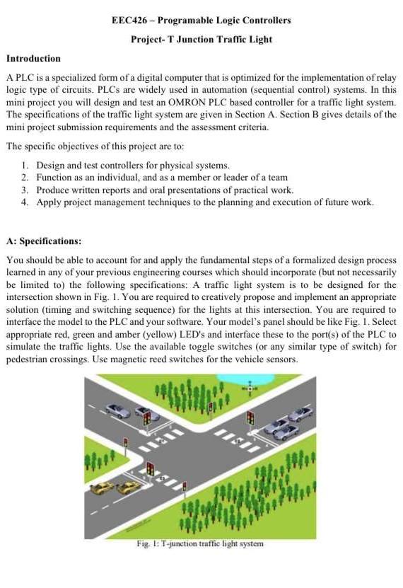 Solved Introduction A PLC is a specialized form of a digital | Chegg.com