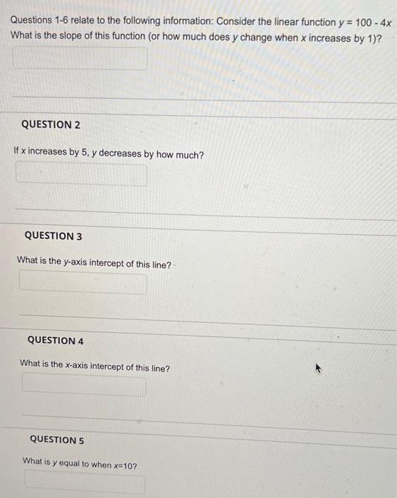 Solved Questions 1-6 relate to the following information: | Chegg.com