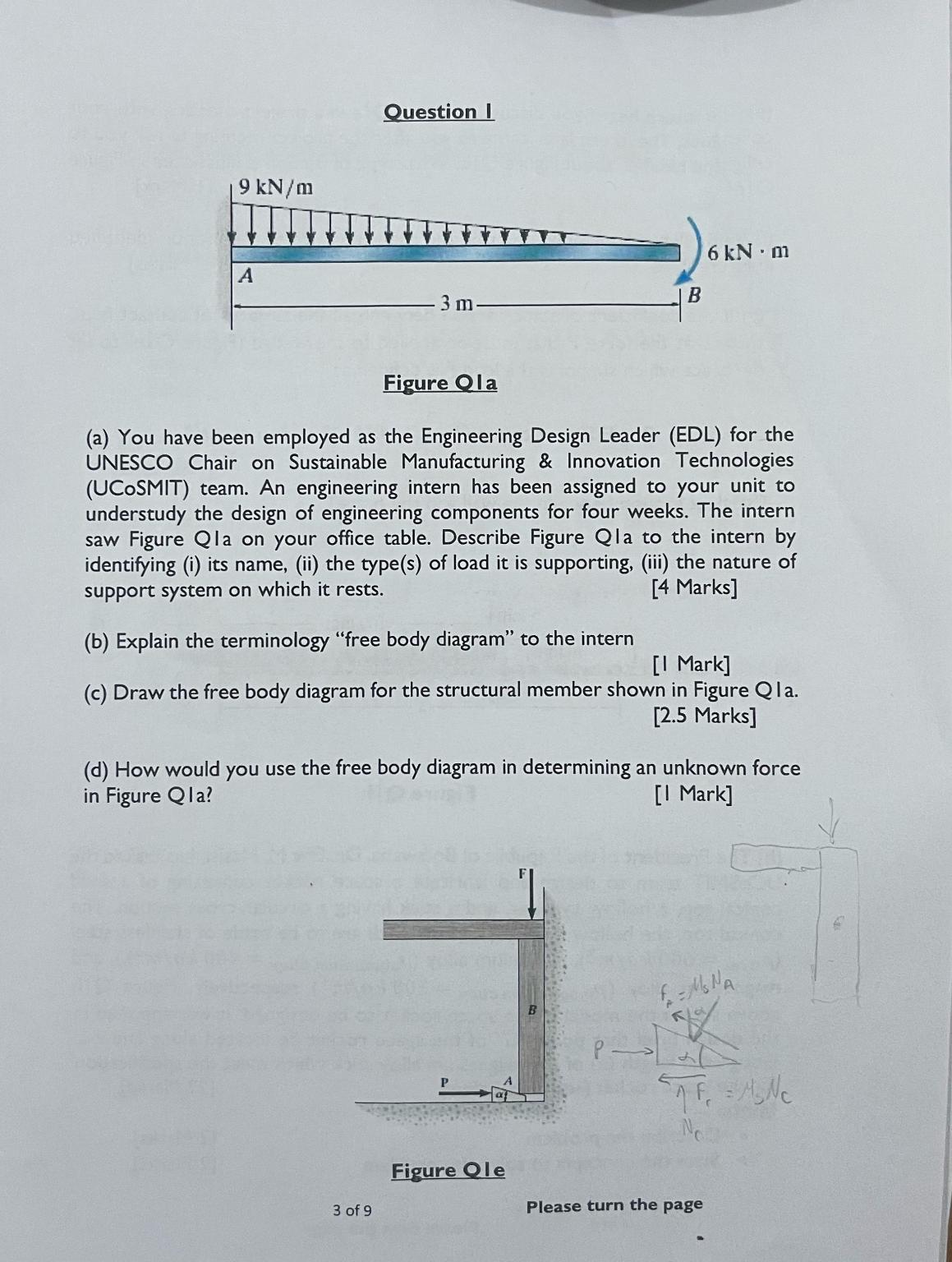 Solved Question 1\\nFigure Qla\\n(a) You have been employed | Chegg.com