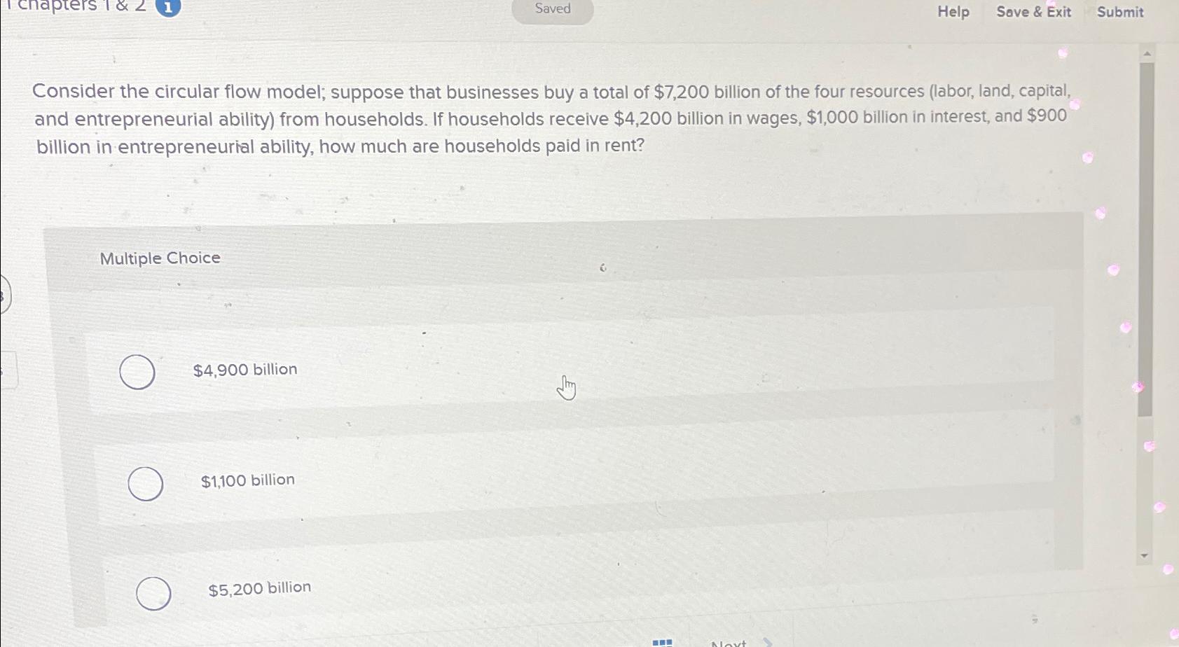Solved Help Sove & ExitSubmitConsider the circular flow | Chegg.com