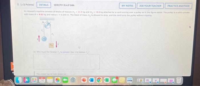 Solved 2 [ 13 Points] Oetals Sercp11 8 4 P 046 Mynotes Ask