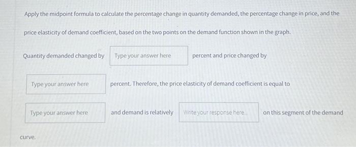 Apply the midpoint formula to calculate the | Chegg.com