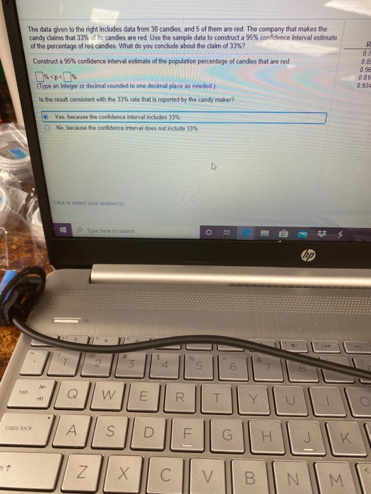 Solved The data given to the right includes data from 38 | Chegg.com