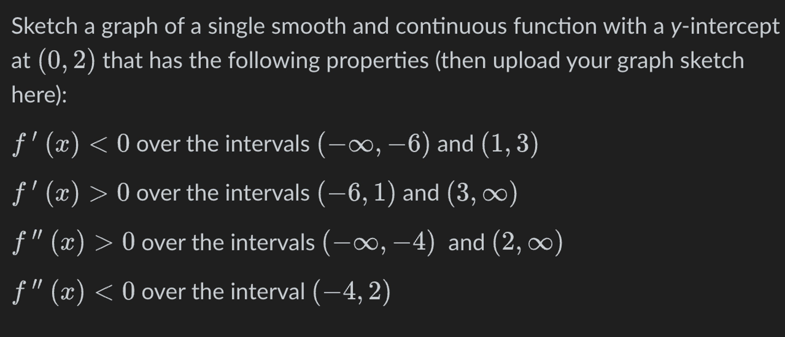 Sketch a graph of a single smooth and continuous | Chegg.com
