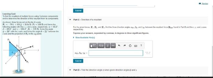 Solved - Part D . Frdi the diecton anje owten guen drecibn | Chegg.com