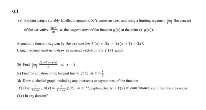 Solved (a) Explain using a suitably labelled diagram on X-Y | Chegg.com