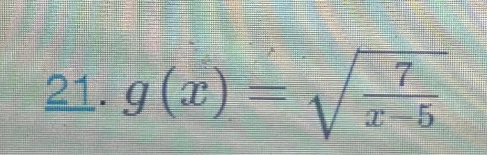 Solved For the following exercises, find the domain, range, | Chegg.com