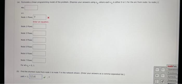Solved Consider the following transshipment network for | Chegg.com
