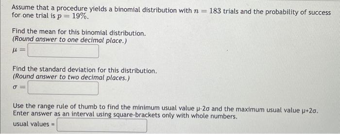 Solved For a binomial random variable X∼B(n=10,p=0.8), find | Chegg.com