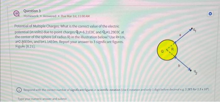Solved Potential of Multiple Charges: What is the correct | Chegg.com