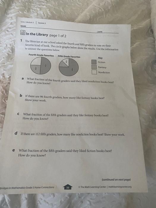 Solved 1 The ibrarian at our school asked the fourth and | Chegg.com