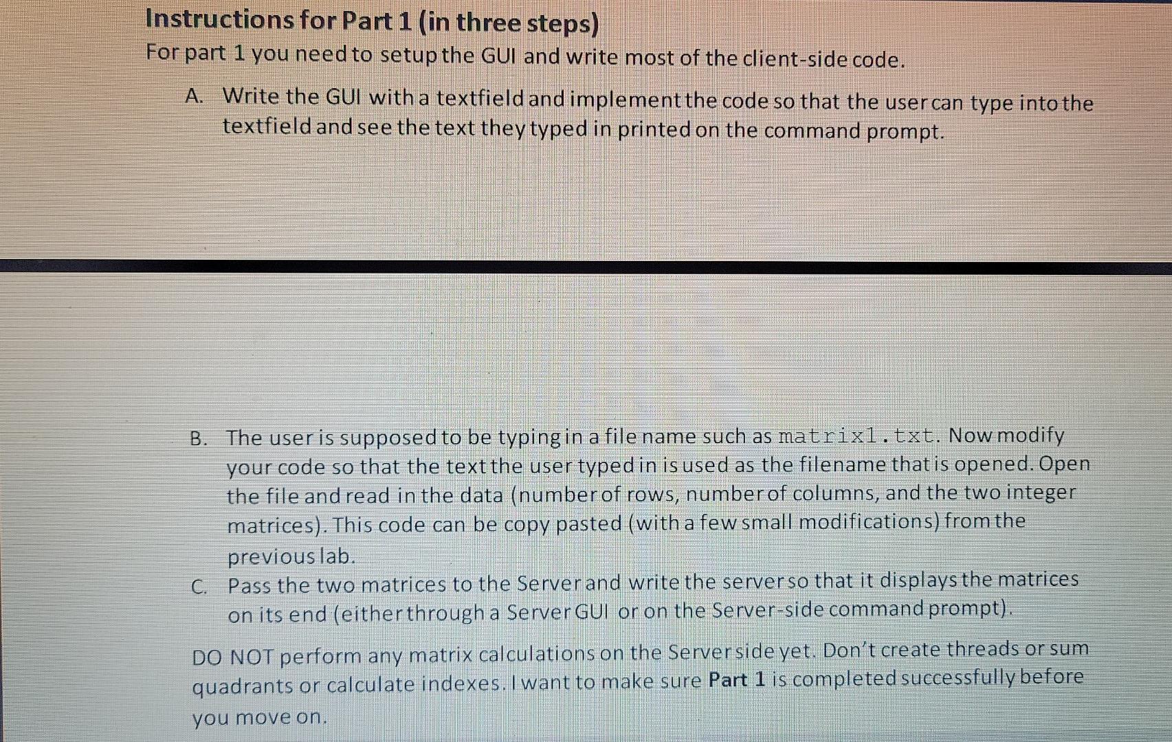 CSCI 2251- Programming Assignment Concurrent | Chegg.com